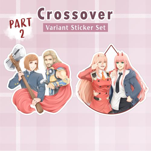 Jual Sticker Crossover Part 2 Variant Set - 1 Kugisaki&Thor - Kab ...