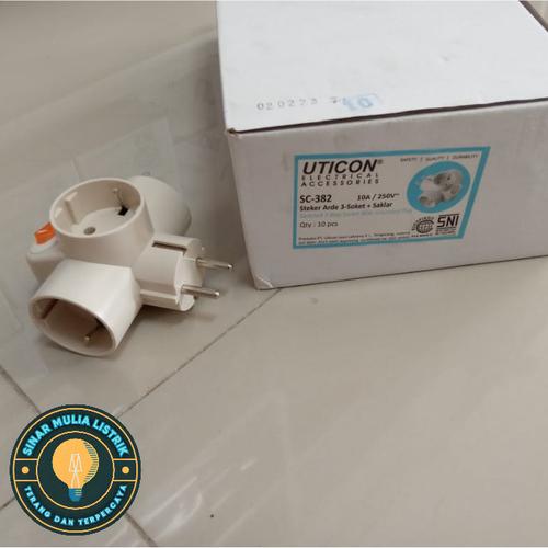 Jual UTICON STEKER T ARDE + SAKLAR NEON SC-382 - Kota Bandar Lampung ...