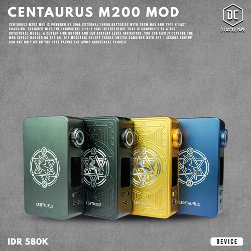 Jual Centaurus M200 200W MOD ONLY 100% Authentic by Lost Vape - Kota ...