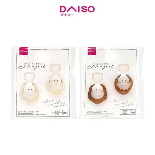 Jual Daiso Clear ring set Marble Double - Jakarta Selatan - DAISO JAPAN ...