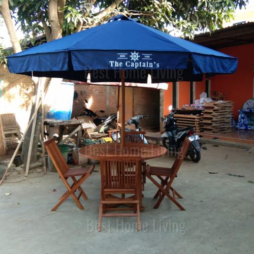 Jual Meja Payung Taman Sablon Promosi Branding Logo - Tanpa Rumbai ...