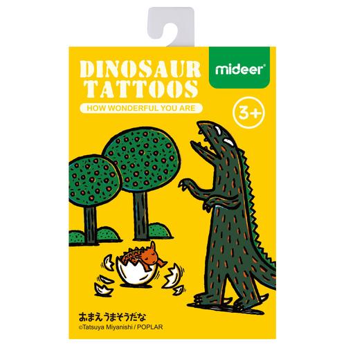 Jual Mideer Dinosaur Temporary Tattoo Mainan Tato Dino Anak Dinosaurus ...
