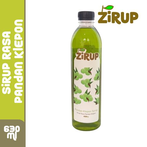 Jual ZIRUP Minuman Sirup Rasa Pandan Klepon Flavor - 350ml - Jakarta ...