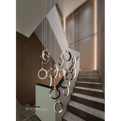Jual FL 1479 LAMPU GANTUNG TANGGA VOID TINGGI 500CM MINIMALIS MODERN ...