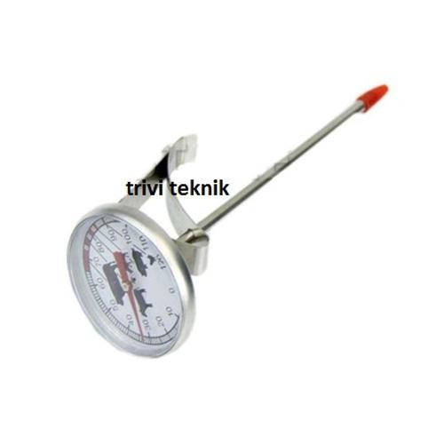 Jual meat thermometer analog stainless,alat ukur suhu kematangan daging ...