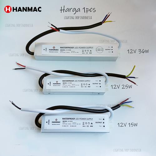 Jual Adaptor led 12v 30w waterproof power supply Trafo lampu kolam ip67 ...