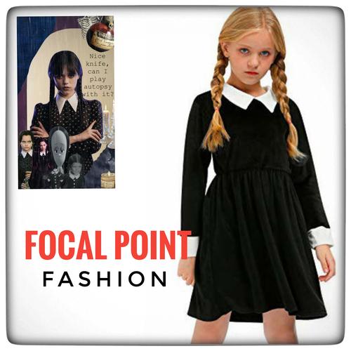 Jual kostum Wednesday addams family kids halloween anak cosplay costume ...