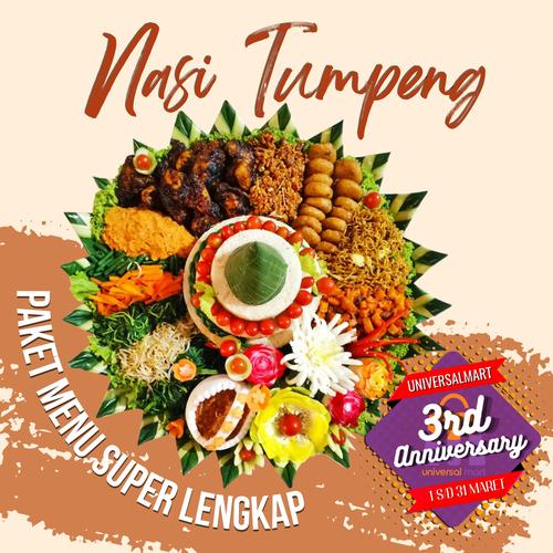 Jual Tumpeng Nasi Kuning Hijau Ukuran Besar Untuk Porsi 5 sampai 30 ...