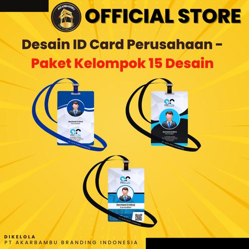 Jual Layanan Desain - ID Card Untuk Perusahaan - Paket Kelompok 15 ...