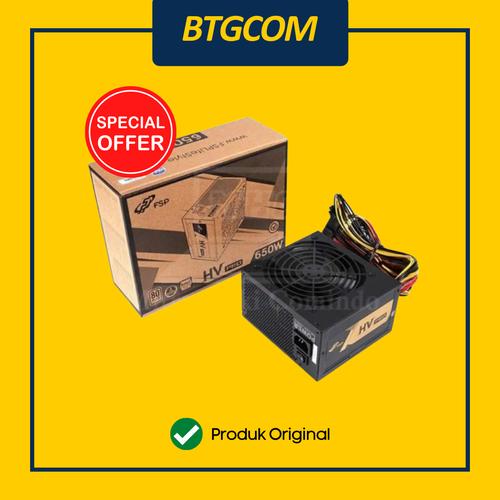 Jual FSP HV PRO 650 PSU 650W 80 PLUS BRONZE POWER SUPPLY - Kota ...