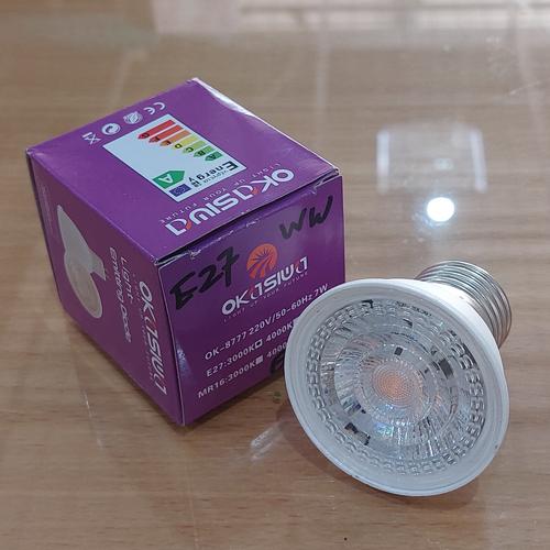 Jual Lampu Sorot Spotlight LED E27 7W Putih 6000k SNI OKASIWA - Kota ...