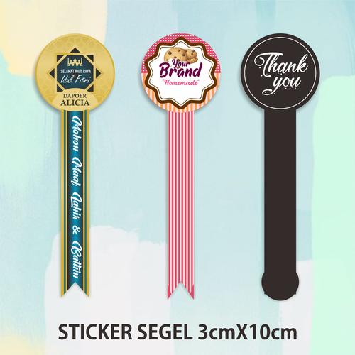 Jual Sticker Label Segel Seal Stoples Box Produk Costume - Jakarta ...