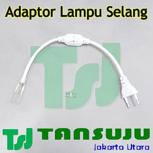 Jual Socket Adaptor 220V AC Soket Lampu Neon Flex Selang LED Strip ...