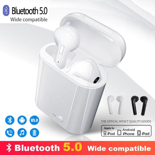 Jual Headset Earphone Bluetooth 5.0 Earphone i7S TWS - RANDOM - Kota ...