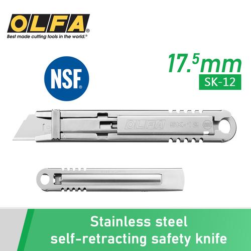 Jual All Stainless Steel Safety knife SK-12 Olfa - Jakarta Barat - SATA PERKAKAS | Tokopedia