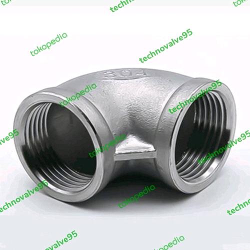 Jual ELBOW / KNEE STAINLESS STEEL SS 304 DRAT DALAM 1/8" - 1" - 1" INCH - Jakarta Barat ...