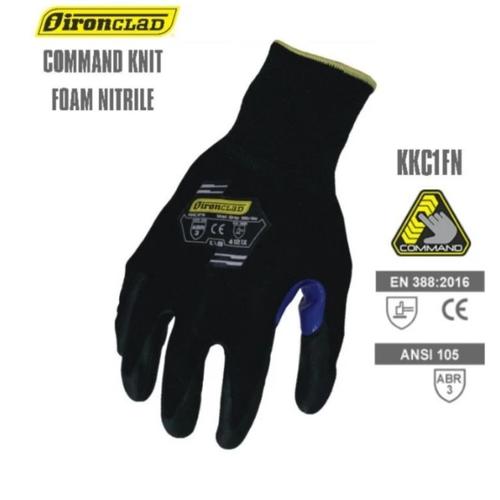 Jual Sarung Tangan Safety Gloves Ironclad Command Knit Foam Nitrile KKC1FN - Jakarta Pusat ...