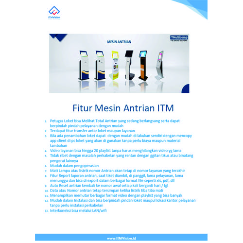 Jual MESIN ANTRIAN BANK CUSTOM - BASIC STANDAR - Kota Bogor ...