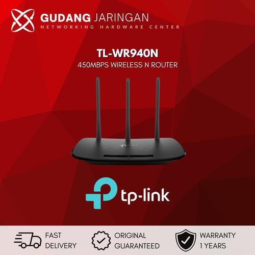Jual TP-LINK TL-WR940N 450 Mbps Wireless N Router Wi-Fi Routers ...