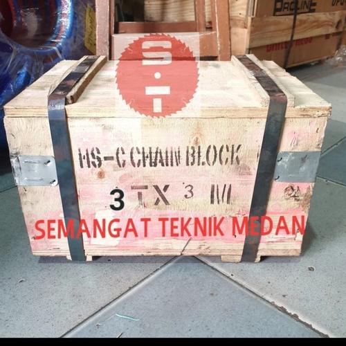 Jual CHAIN BLOCK TAKEL KEREKAN KATROL HOIST 3TON 3 TON 3 METER 3MTR ...