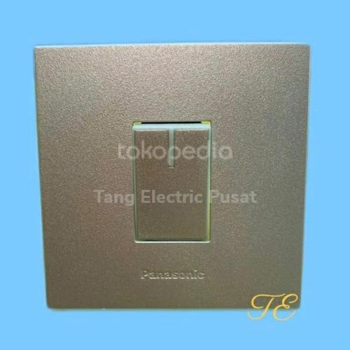 Jual saklar engkel panasonic silver/ saklar tunggal / Sakelar 1 gang ...