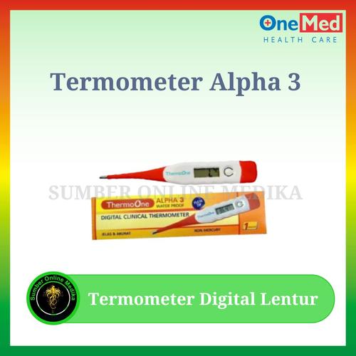 Jual TERMOMETER DIGITAL ONEMED/TERMOMETER DIGITAL ALPHA 3/TERMOMETER ...