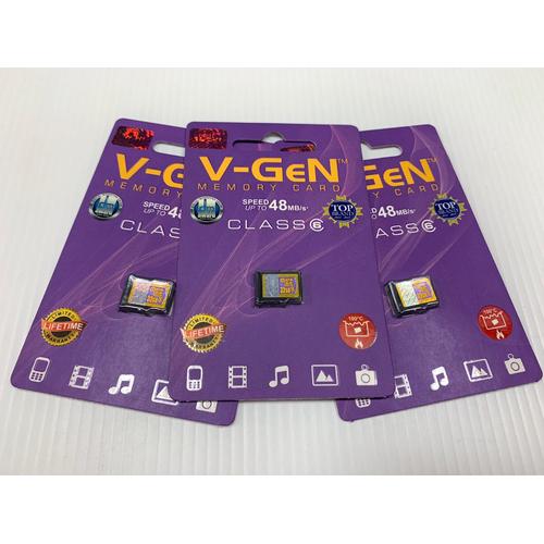 Jual Micro SD Vgen Class 4 32GB/16GB/8GB/4GB Memory Card ORIGINAL V-GEN ...