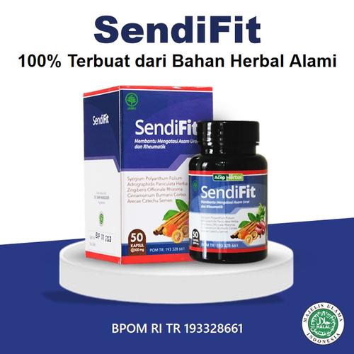 Jual SendiFit Kapsul Obat Herbal Syaraf Kejepit Alami Tanpa Efek ...