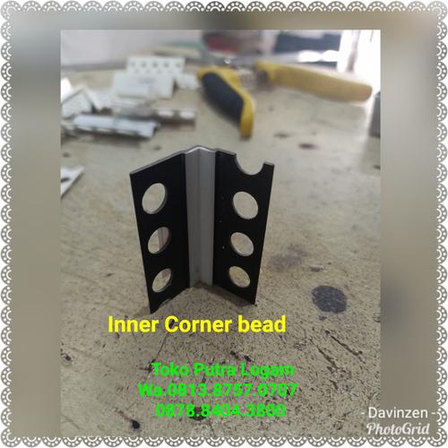 Jual Cornerbead PVC UPVC acian tembok sudut dalam 100 btg - Kota ...