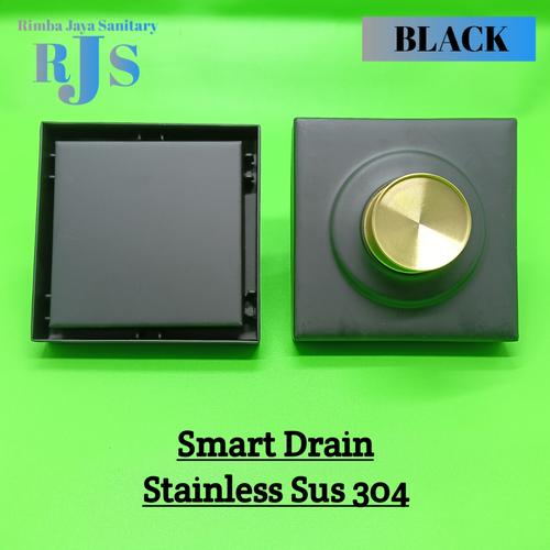 Jual Floor Drain Stainless 304/Smart Drain Anti Serangga - Black ...