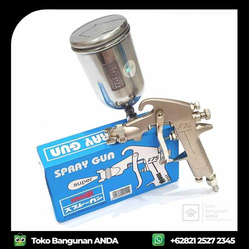 Jual AIR SPRAY GUN / SEMPROT CAT TABUNG ATAS / KOMPRESOR ANGIN / MEIJI ...