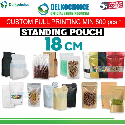 Jual Standing Pouch 18cm DELKOCHOICE Plastik Klip Kemasan Sealer ...