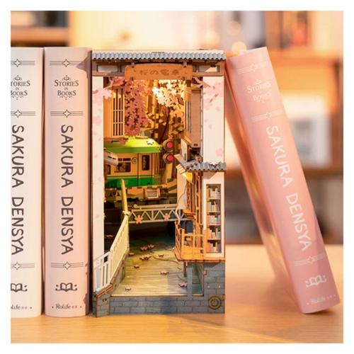 Jual 3D Puzzle - Pembatas Rak Buku / Book Nook (TGB01 Sakura Densya ...