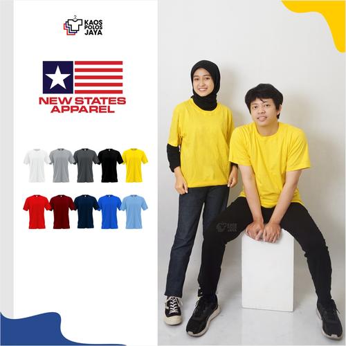 Jual KAOS NEW STATES APPAREL NSA 3600 / KAOS NSA / KAOS POLOS IMPORT ...