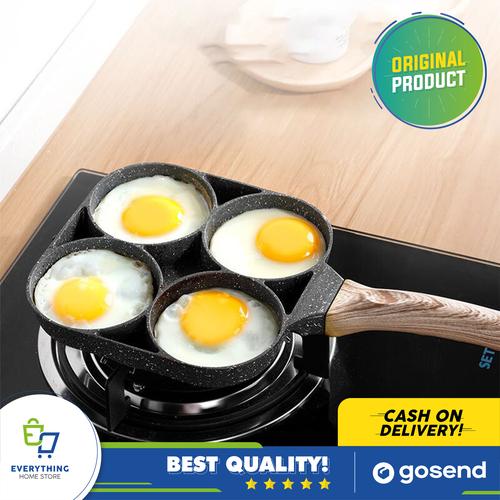 Jual Panci Telur Cetak Penggorengan 4 Lubang Telor Pancake NonStick Fry ...