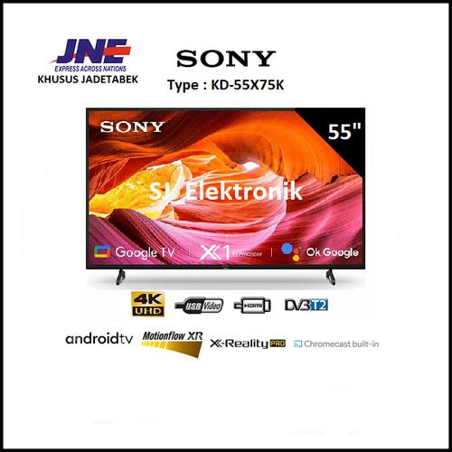 Jual Sony LED TV 55 Inch KD-55X75K / 55X75K AndroidTV UHD 4K - KD ...