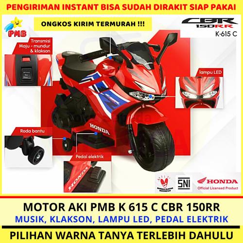 Jual Mainan Anak Motor Aki Honda CBR 150RR Ninja Mini PMB K-615 C K 615 ...
