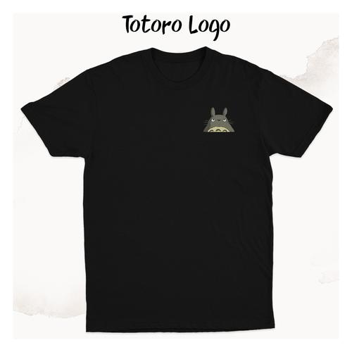 Jual Kaos Anime Totoro Logo K0121 - Hitam, S - Jakarta Barat - Custom ...