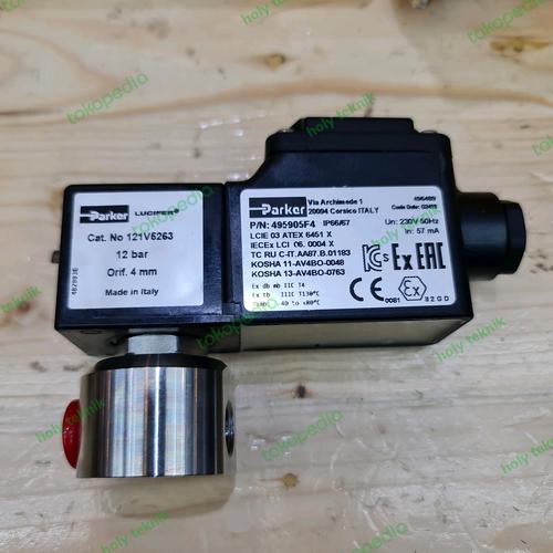 Jual solenoid valve parker Lucifer 121V5263/ VALVE PARKER 495905F4 ...