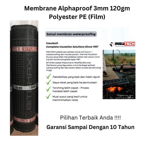 Jual Underlayer Membrane Bakar Genteng Aspal Bitumen Tebal 3mm - Kota ...