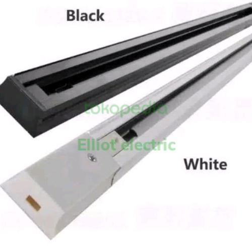 Jual REL Lampu sorot spot track rell 1M kap 1 m meter trek LED PUTIH ...