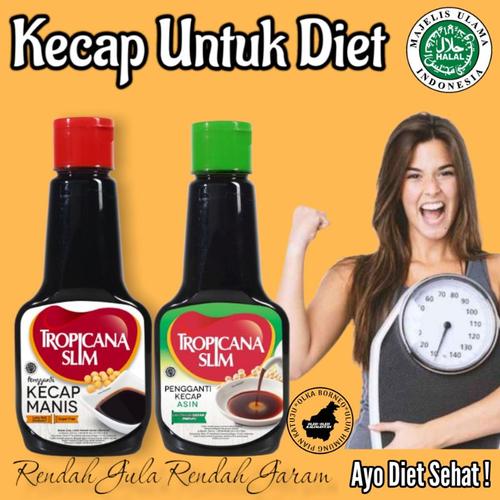 Jual Kecap Diet Tropicana Slim Rendah Garam Gula Cocok Hipertensi ...