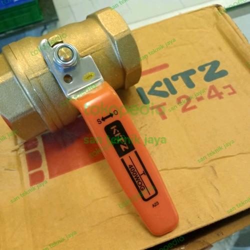 Jual BALL VALVE KITZ kuningan 2-1/2" inch / stop kran kuningan KITZ 2,5inch - Jakarta Barat ...