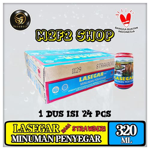 Jual LASEGAR Minuman Penyegar Strawberi | Stroberi Kaleng - 320 ml ...