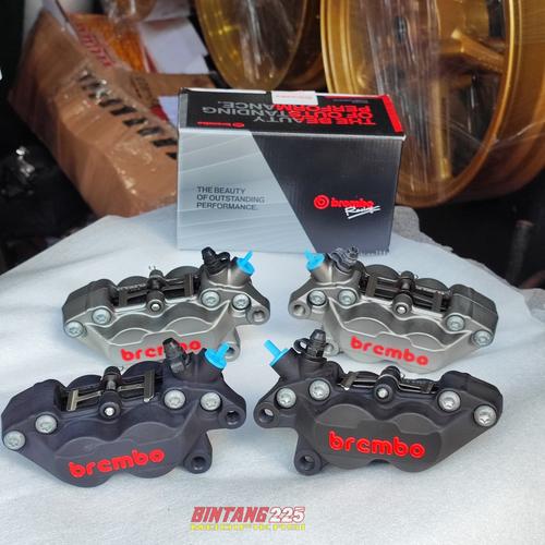Jual SEPASANG KALIPER BREMBO 4P RED LOGO ORIGINAL ITALY 4 PISTON KANAN KIRI - Grey - Jakarta ...