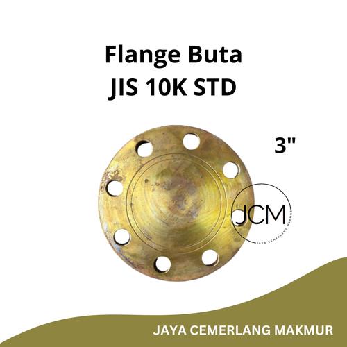 Jual Flange Las Buta JIS 10K STD 3" Inch / Blind Flange JIS 10K STD 3 ...