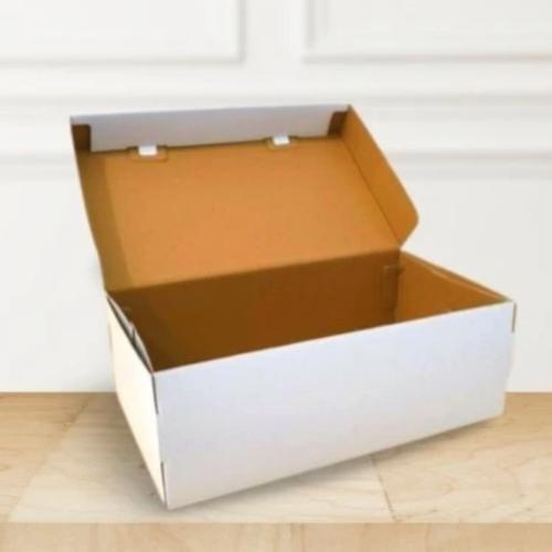 Jual Kardus Sepatu, Karton Box Packing, Kardus Baru Polos - Putih ...
