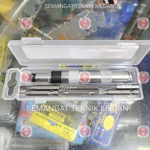 Jual 7PCS MINI OBENG KETOK IMPACT DRIVER EXTRACTOR BAUT PATAH SET ...