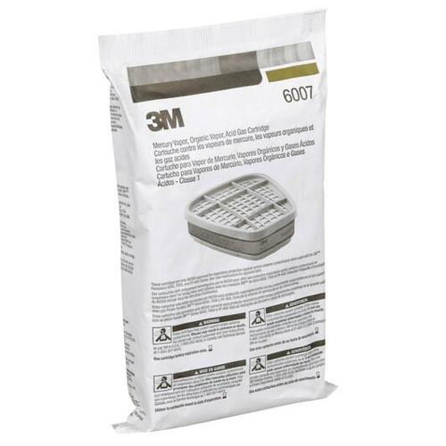Jual 3M Mercury Vapor/Organic Vapor/Acid Gas Cartridge 6007 - Jakarta ...
