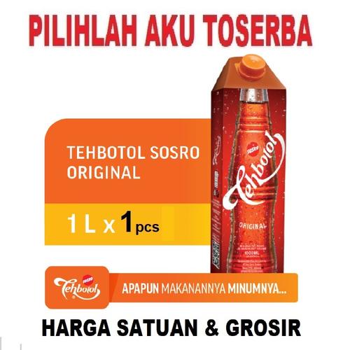 Jual Teh Botol Sosro Kotak Original 1 LITER - ( HARGA 1 pcs ) - Jakarta ...